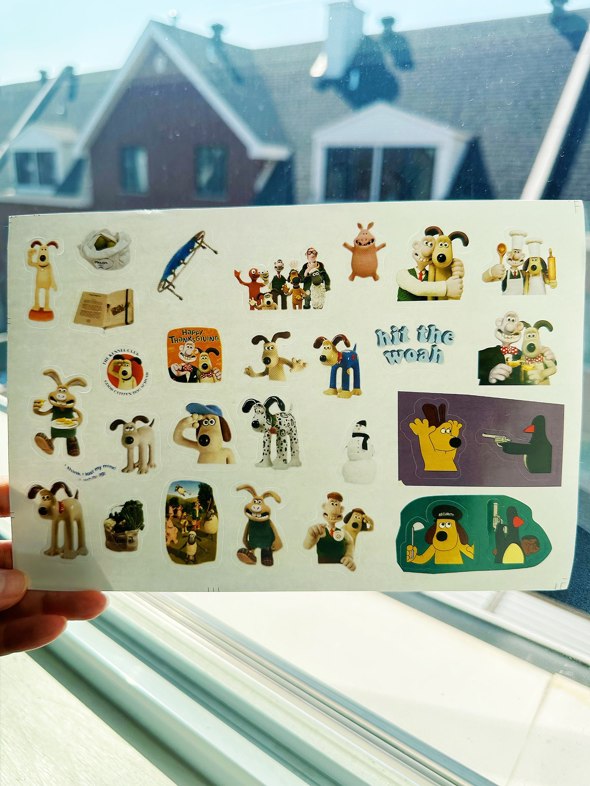 Wallace & Gromit Paper Stickers 2 Sheets Cartoon Stickers - Etsy