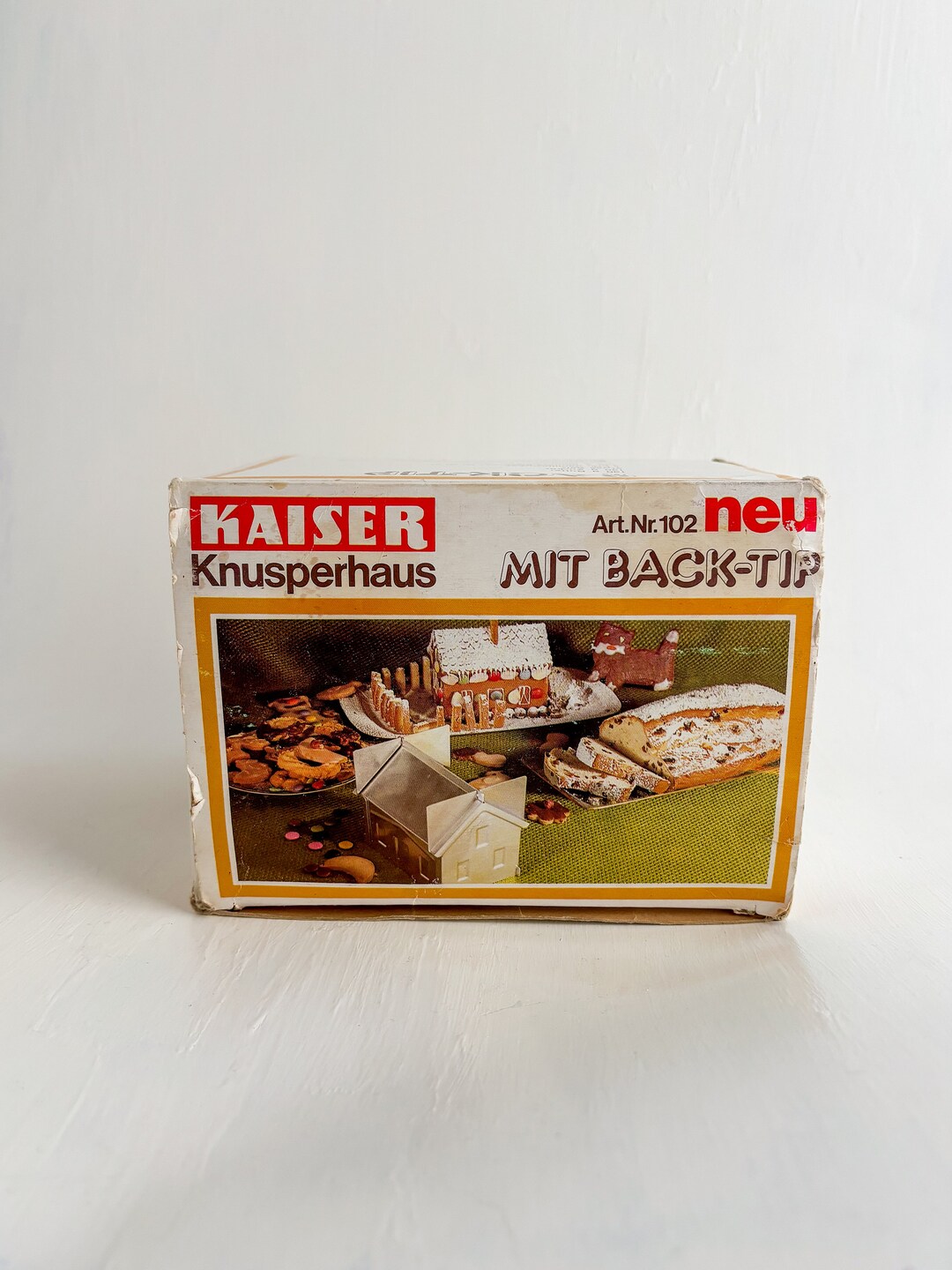 Vintage Kaiser Knusperhaus Party Cake House Backform Pan W/ Recipe ...