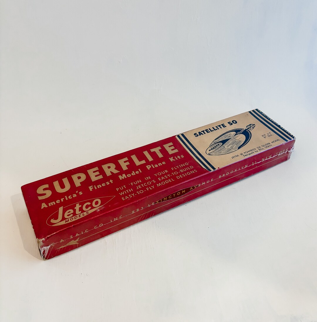 Vintage Unopened Jetco Models Superflite Satellite 50 Kit - Etsy