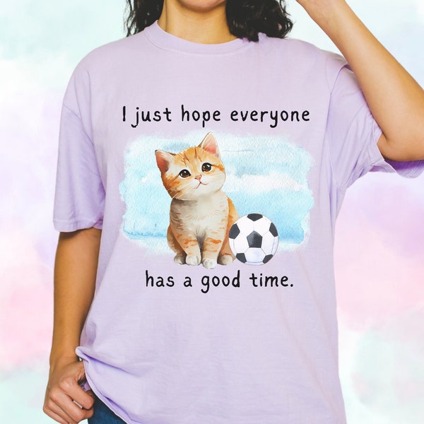Cat and Soccer T Shirt - Etsy
