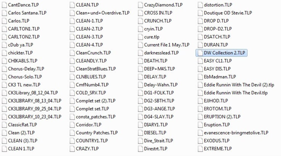 500 Patches Vox Tonelab SE Valvetronix. Multi Effects Processor Presets ...