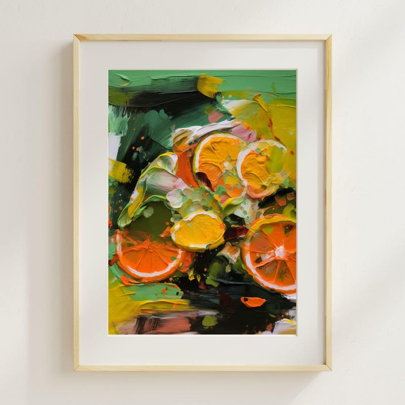 Abstract Fruit Art - Etsy