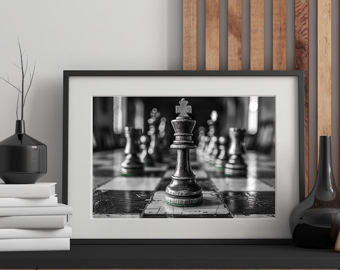 14 Piece Chess Artwork Digital Bundle Elegant Chess Piece Prints for ...