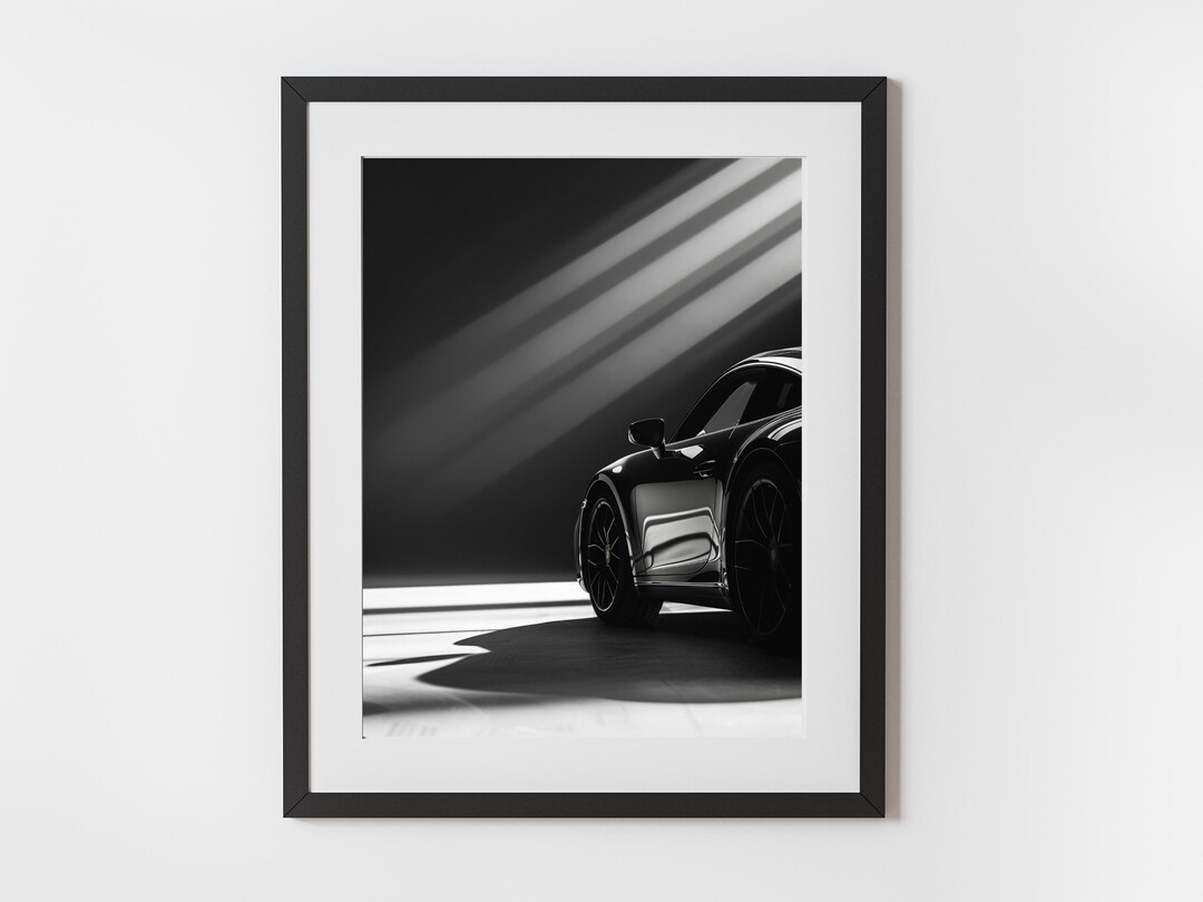 Luxury Car Photography Print | Minimalist Automotive Art (digital ...