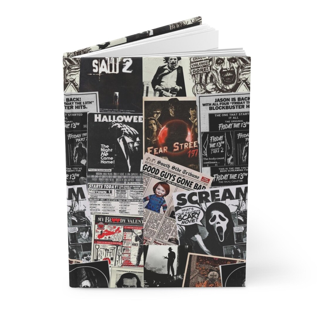 Horror Movie Enjoyer Journal Halloween Scary Scream Terrifier Journal ...