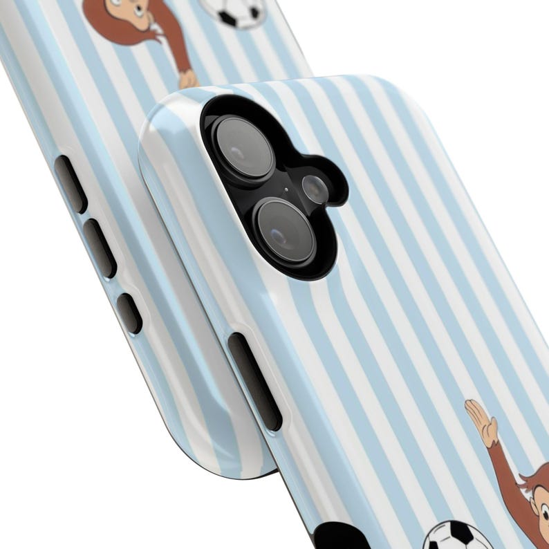 Funny Monkey and Stripes Phone Case, Cute Monkey Design Phone Cases ...