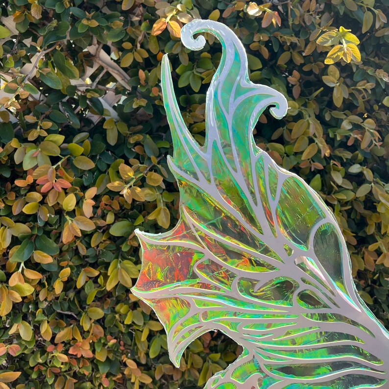 White Green Pink Blue Iridescent Fairy Wing Aquatic Mermaid Water Fairy ...