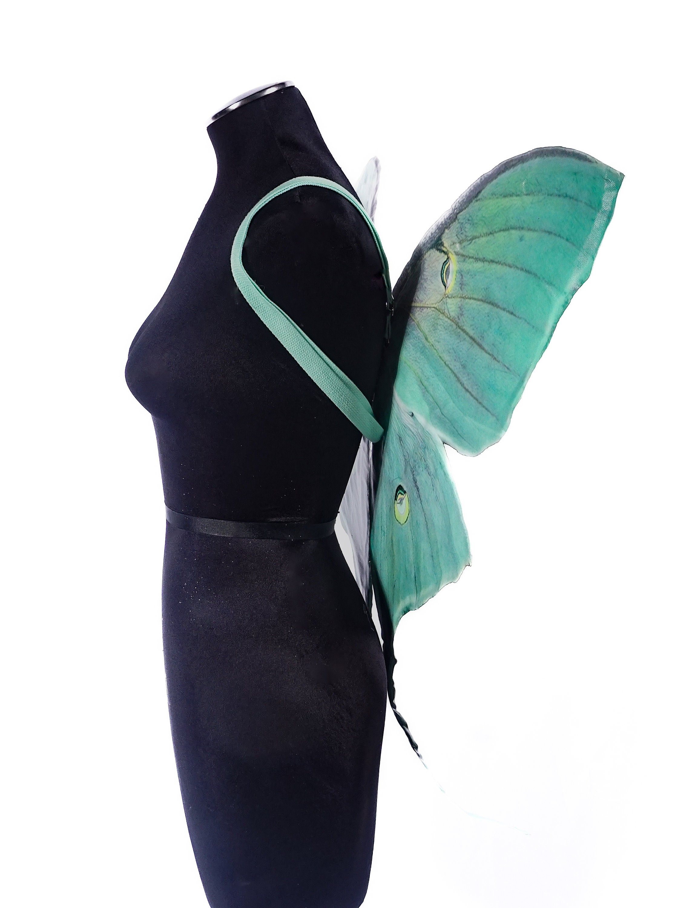 Green Luna Moth Wings: Handmade Costume Cosplay - Etsy