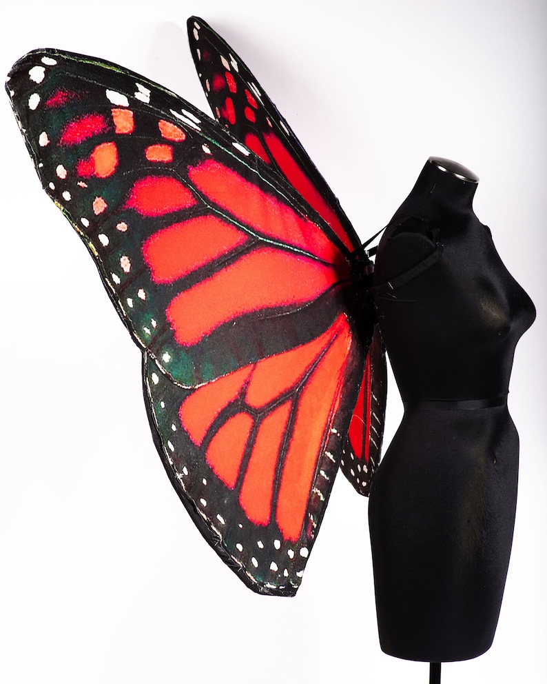 Large Red Monarch Wing - Etsy