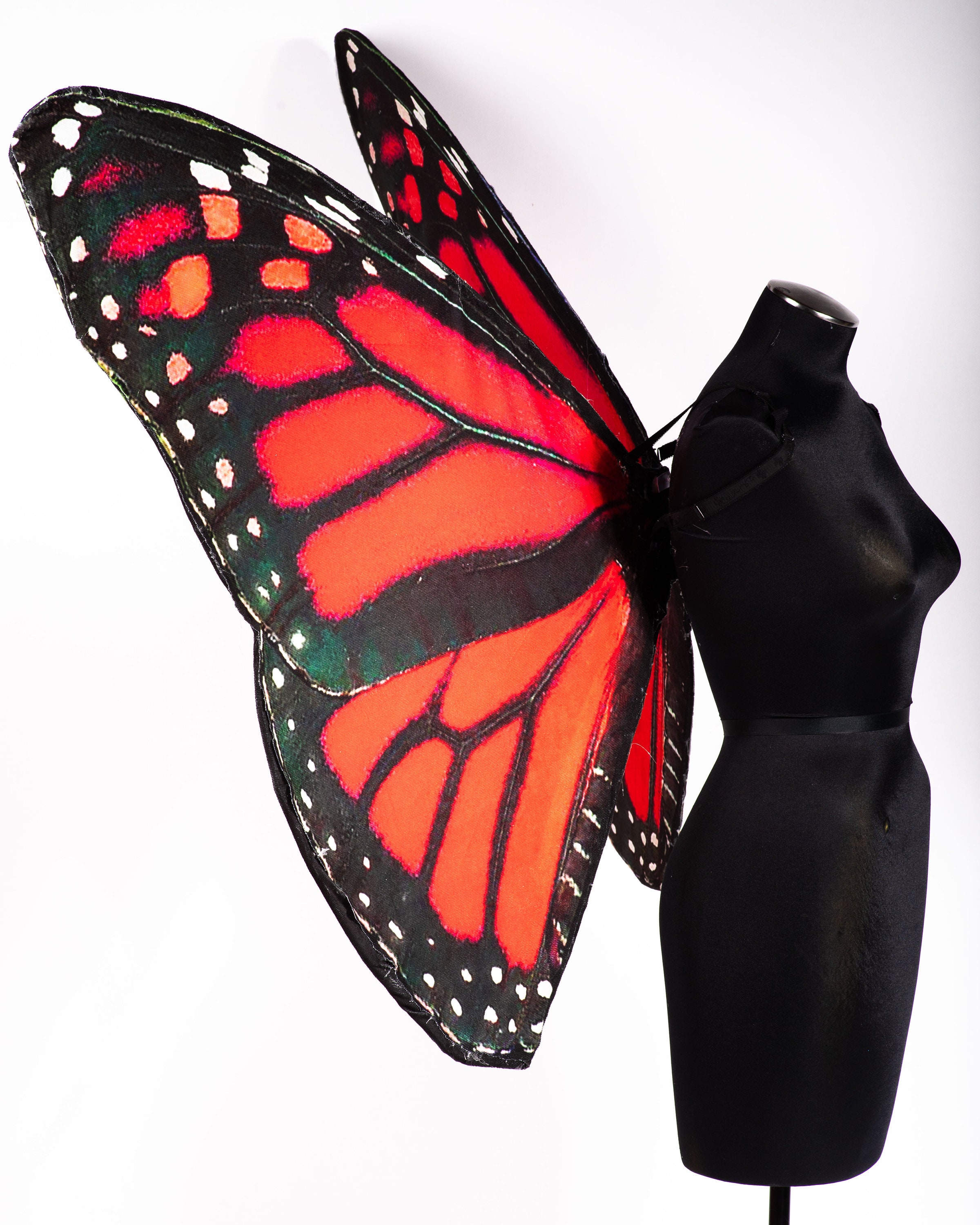 Large Red Monarch Wing - Etsy