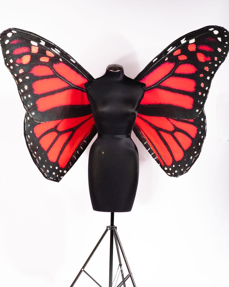Large Red Monarch Wing - Etsy