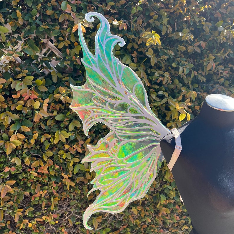White Green Pink Blue Iridescent Fairy Wing Aquatic Mermaid Water Fairy ...