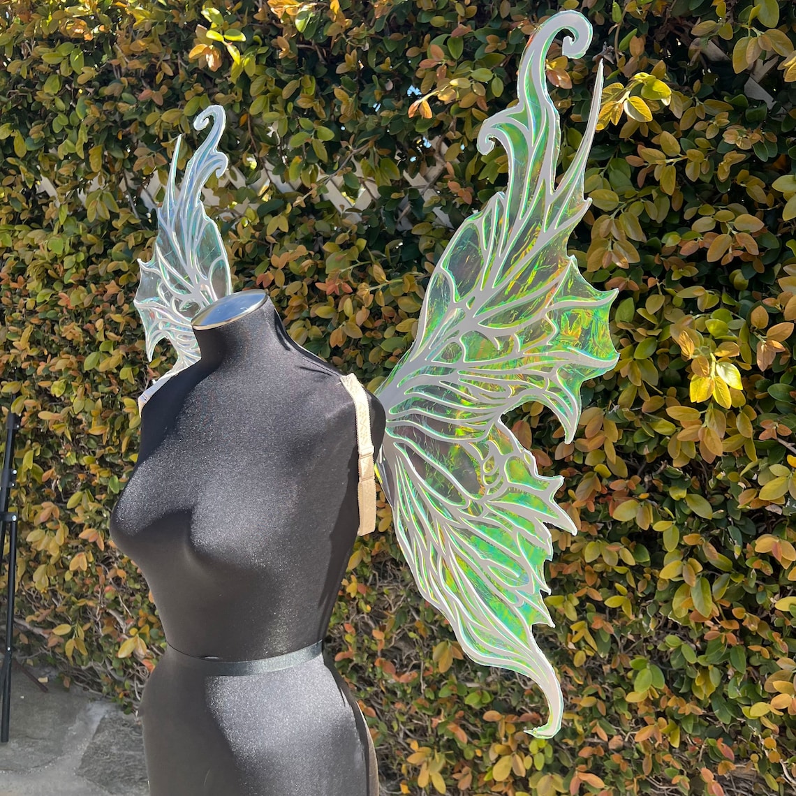 White Green Pink Blue Iridescent Fairy Wing Aquatic Mermaid Water Fairy ...