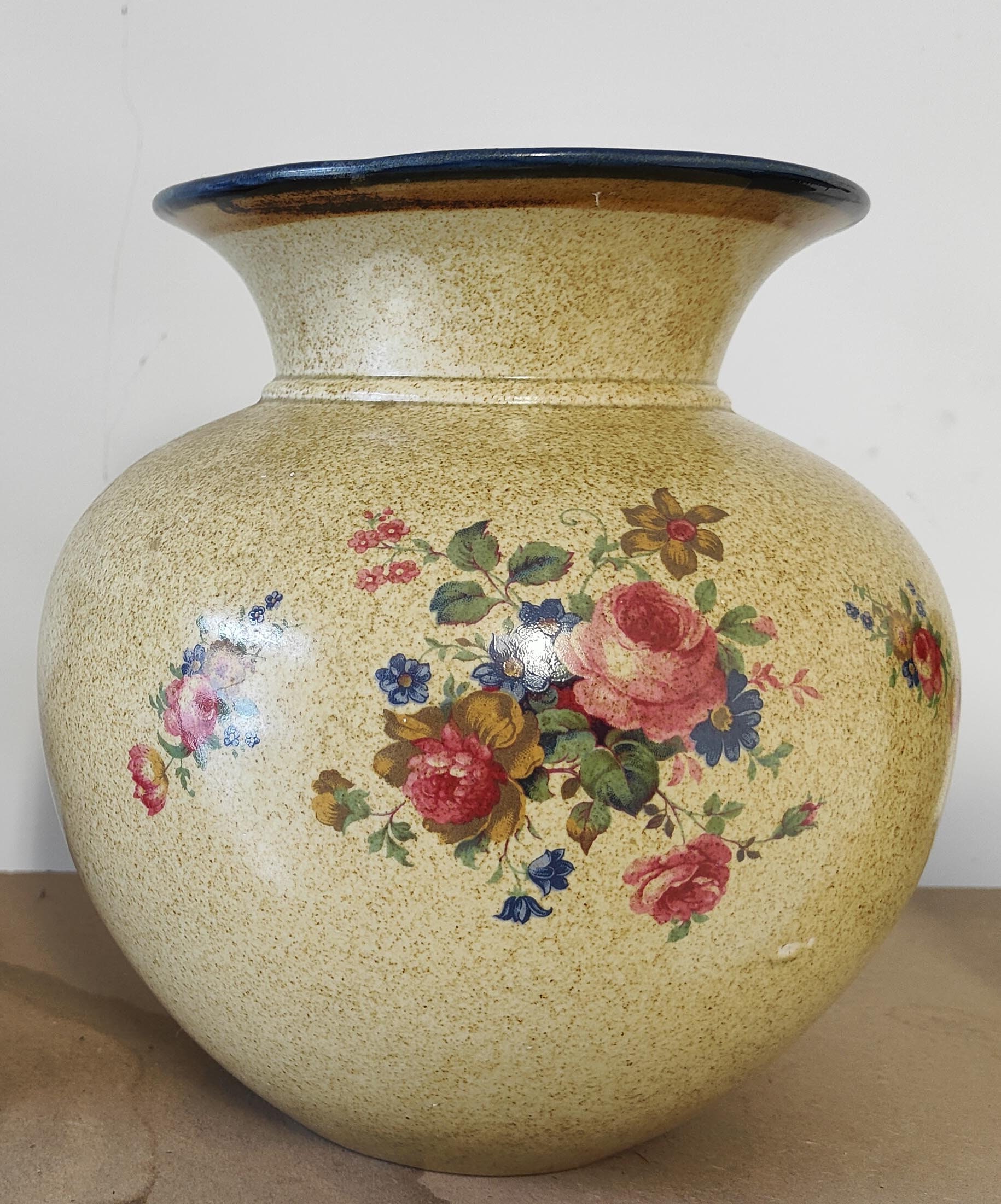 2x Vintage Robert Gordon Round Floral Decorative Vase - Etsy
