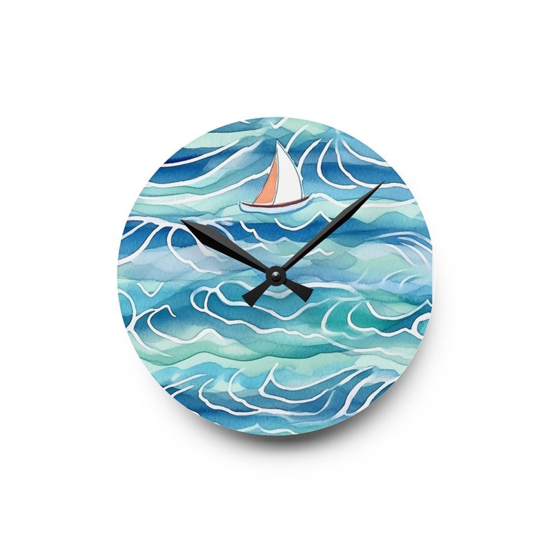 Beach Clock - Etsy