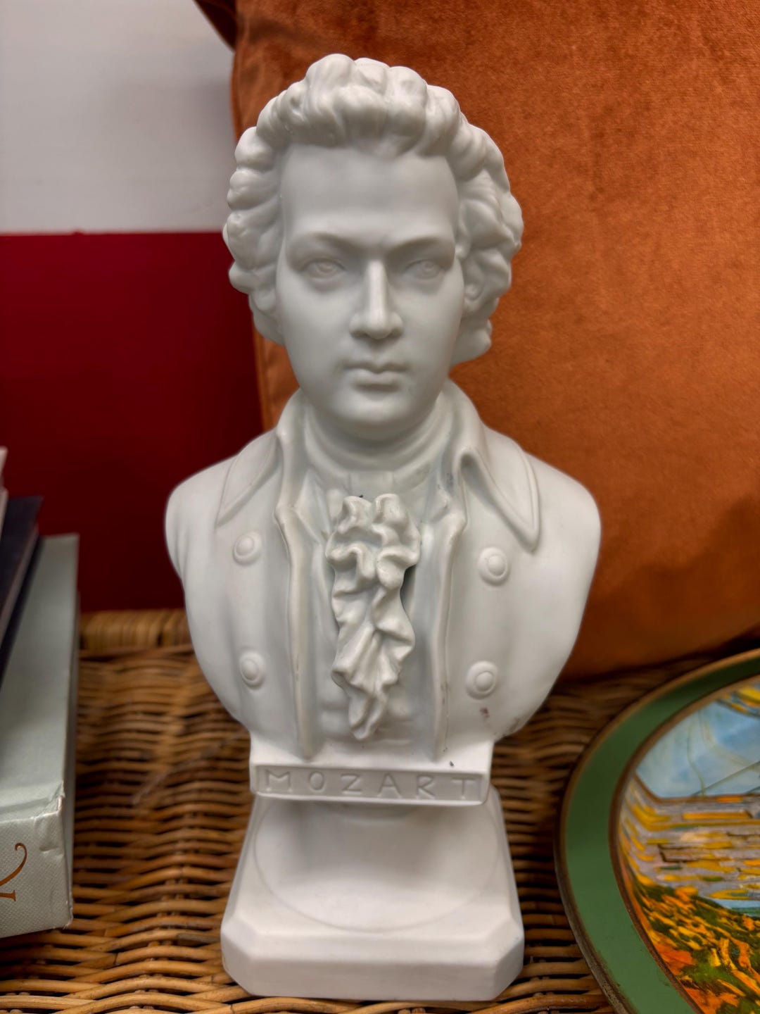 Vintage Composer Busts. Beethoven and Mozart. White Ceramic - Etsy