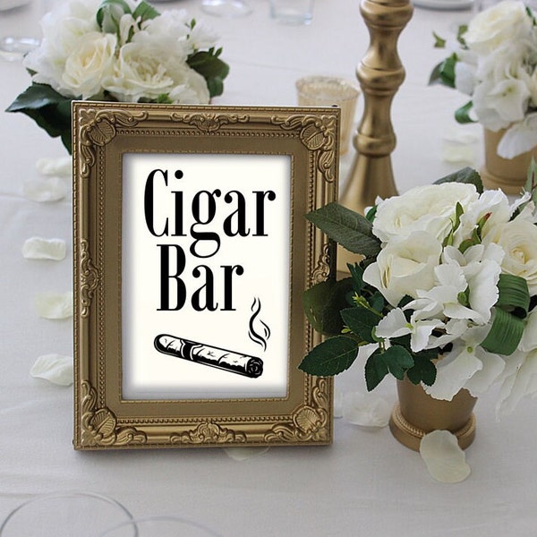 Wedding Cigar Bar - Etsy
