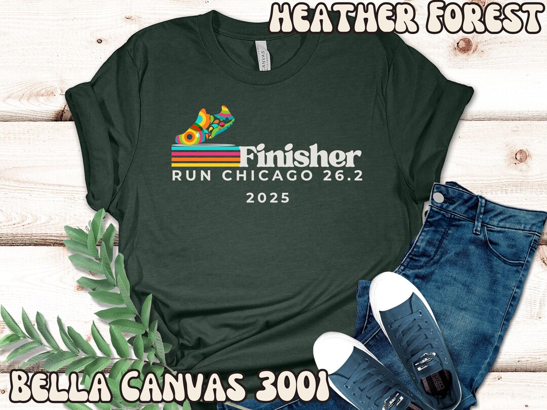 Chicago Running Marathon Finisher Shirt: 26.2 Miles, Runner Tee Chicago ...