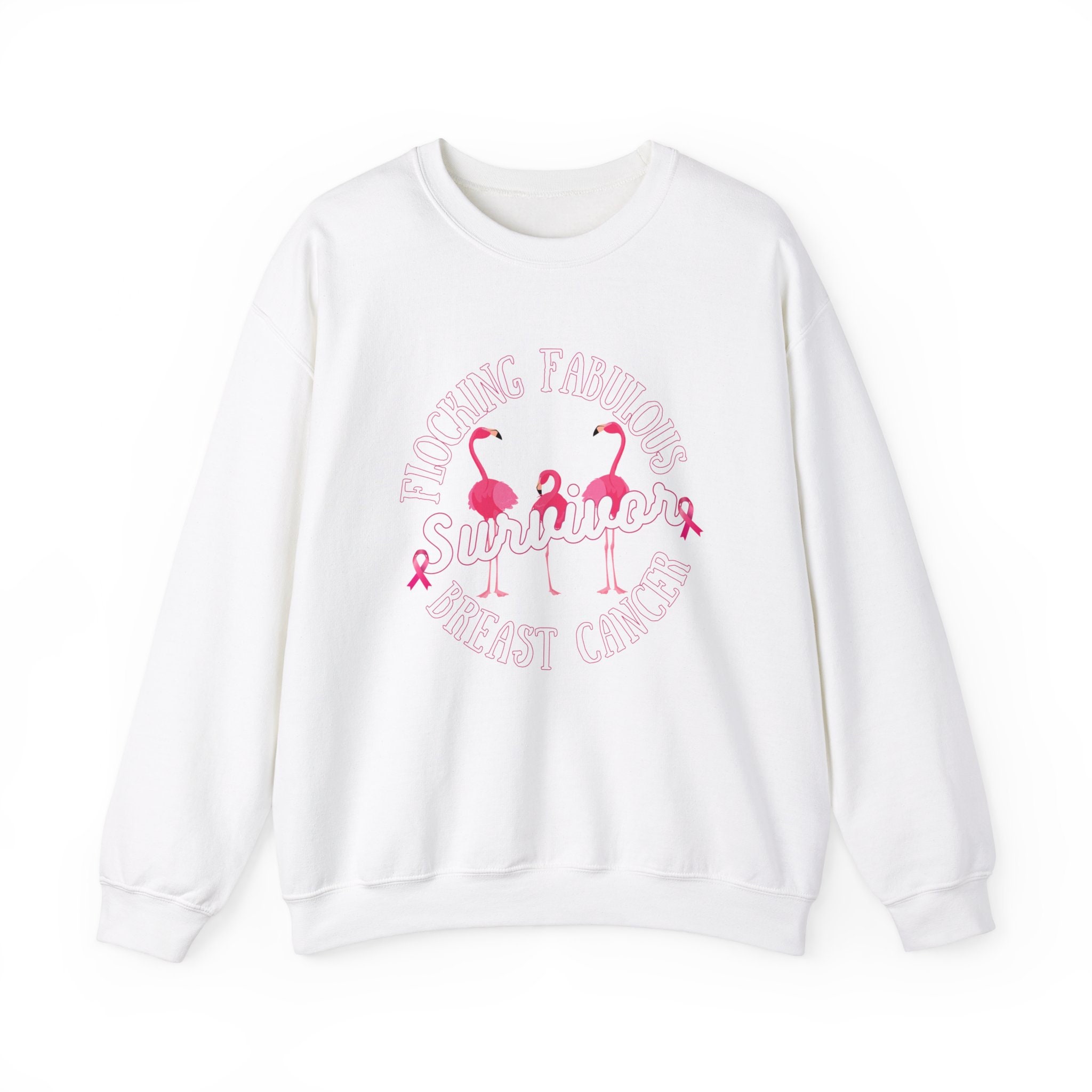 Flamingo Flocking Fabulous Breast Cancer Survivor Shirt Gift for Breast ...