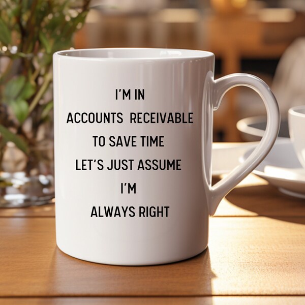 Accounts Receivable Cup - Etsy
