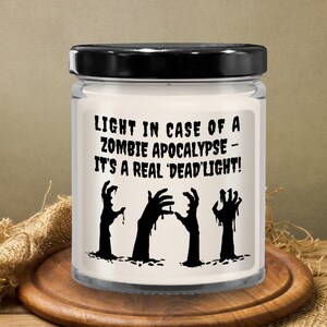 Zombie Themed Gifts Zombie Creepy Hands Candle Gift Basket Stuffer Gift ...