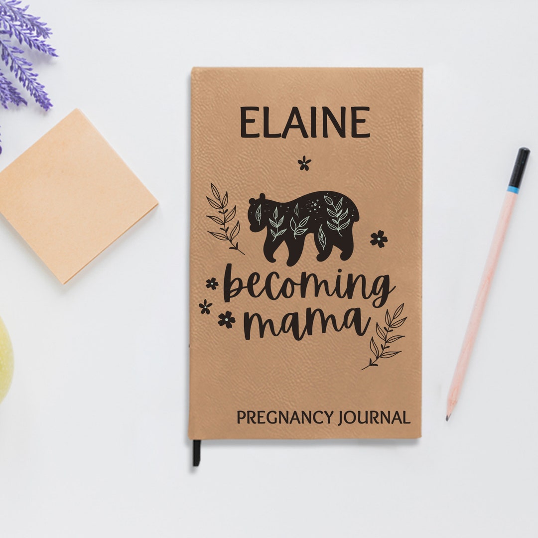 Becoming Mama Pregnancy Journal for First Time Mom, Gift for New Mother ...