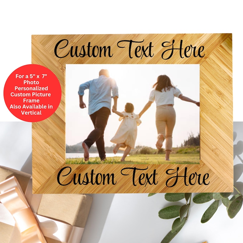 Bamboo Picture Frames - Etsy