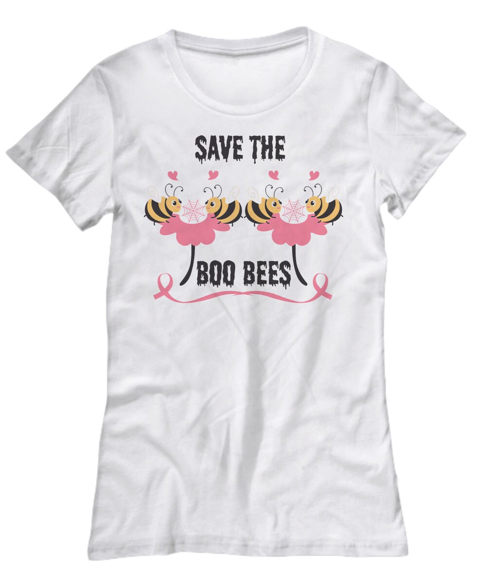 Save the Boobees Boo Bees Breast Cancer Halloween Women - Etsy