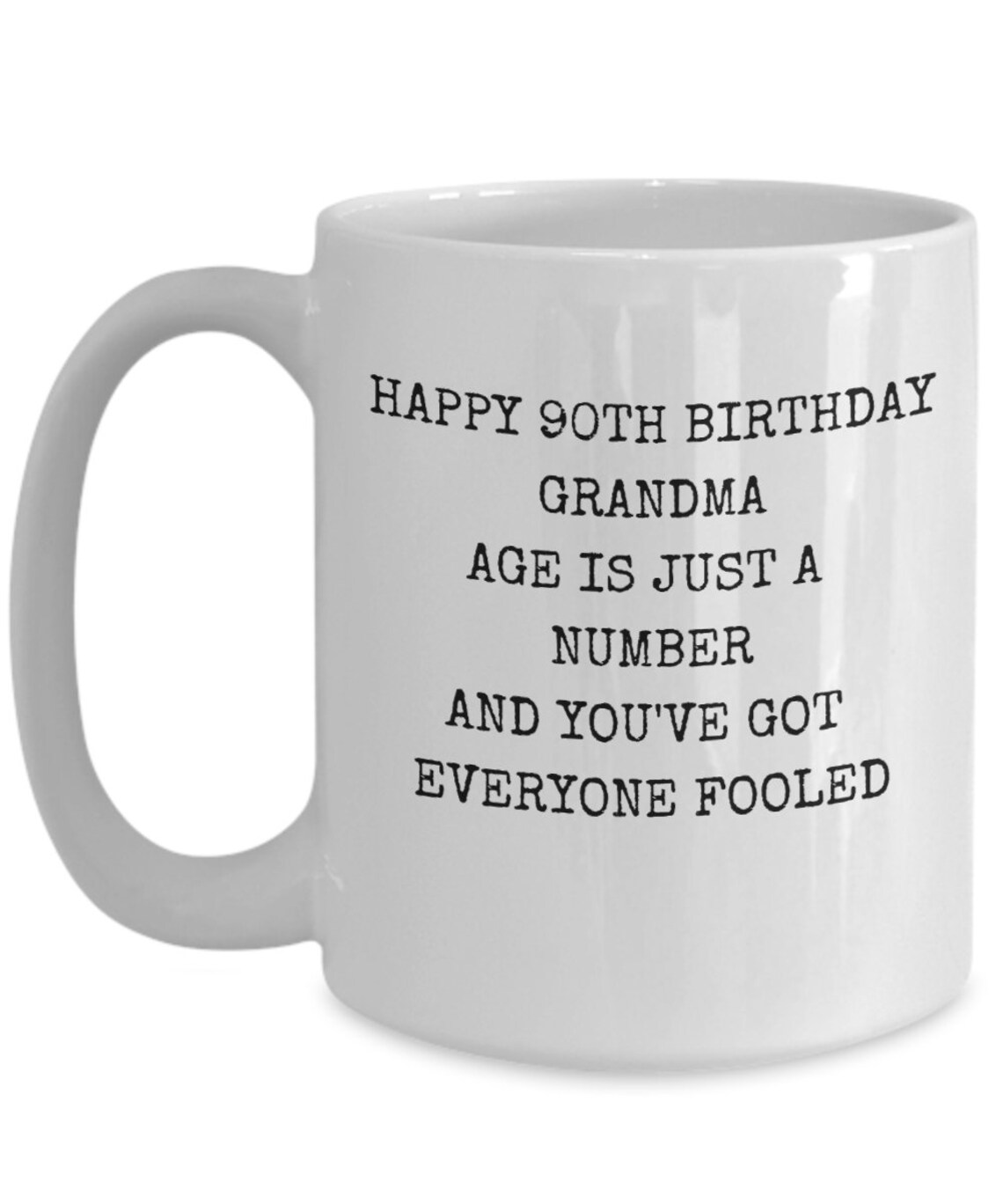 90th Birthday Mug Coffee Cup for Grandma 90 Years Old 90 Year Old ...