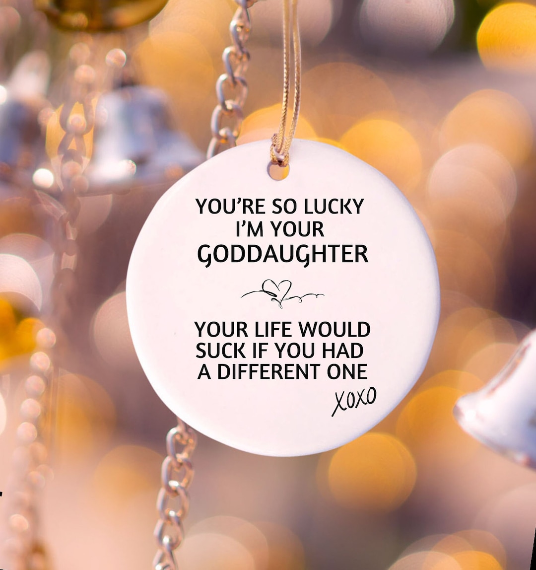 Godmother Gift, Gift for Godmother, Godmother Ornament Godmother Gift ...