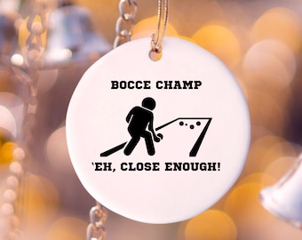 Wooden Bocce Ball Ornament - Etsy