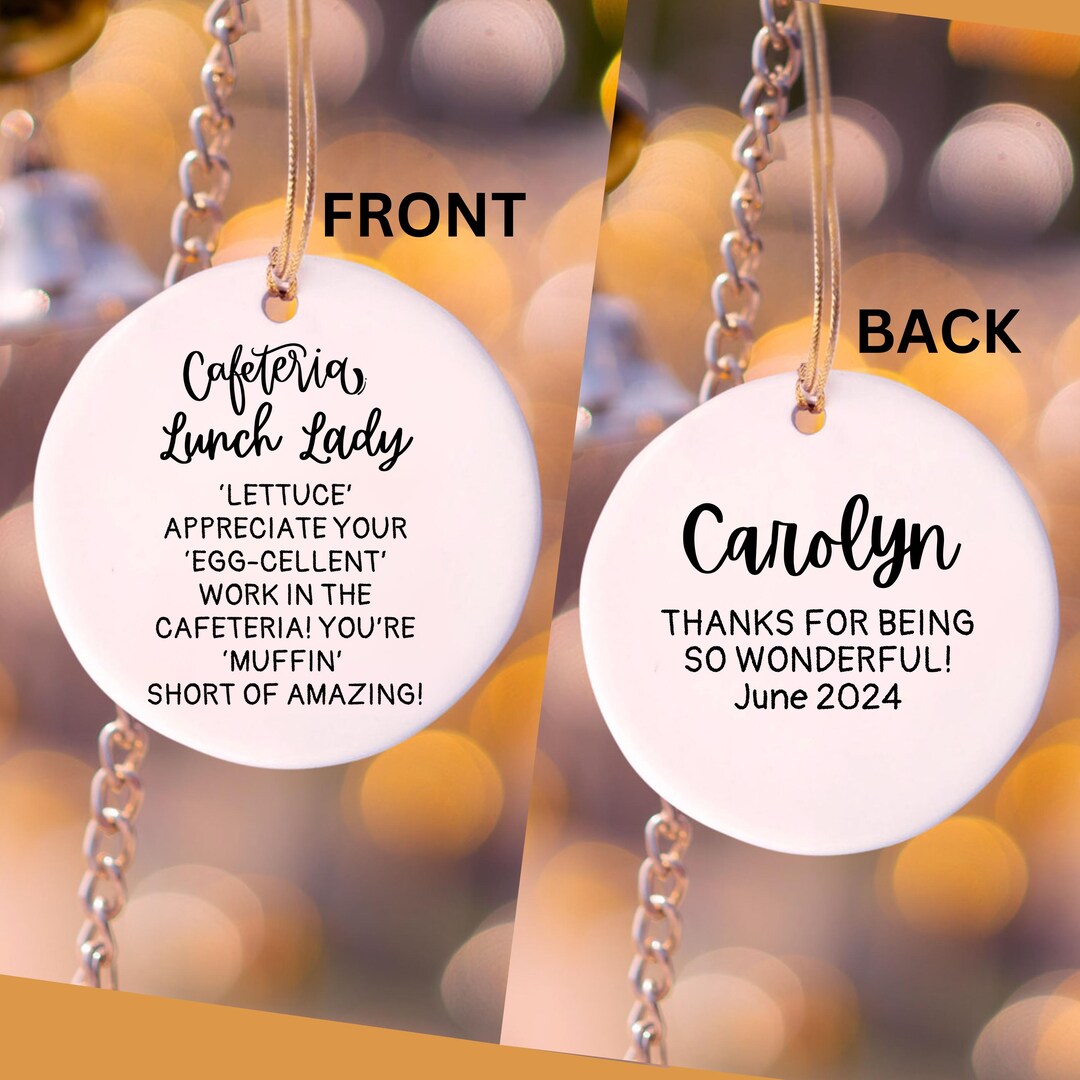 Lunch Lady Cafeteria School Food Service Crew Kitchen Staff Gifts ...