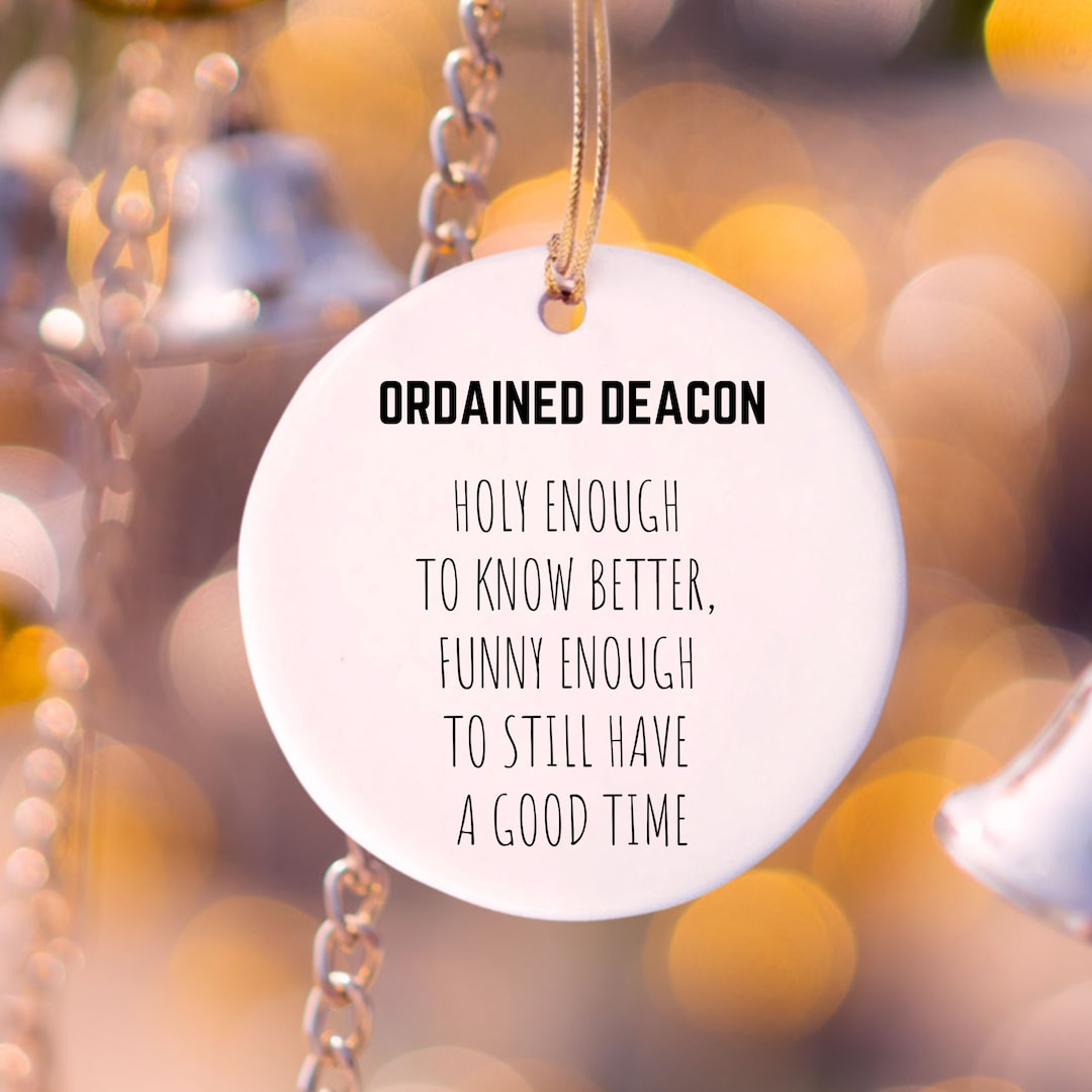 Catholic Deacon Ordination Gift Funny Ceramic Keepsake Ornament Gifts ...