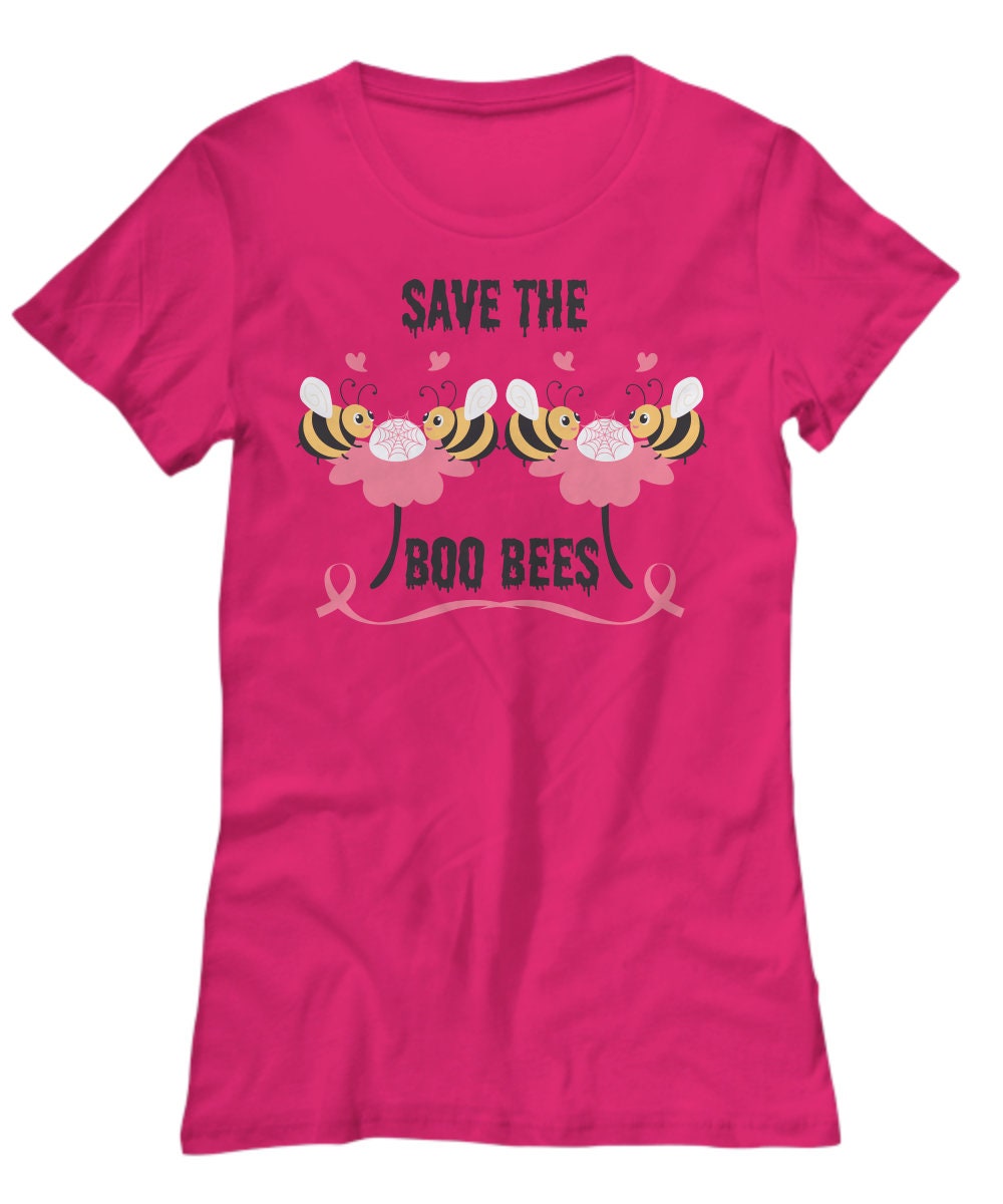 Save the Boobees Boo Bees Breast Cancer Halloween Women - Etsy