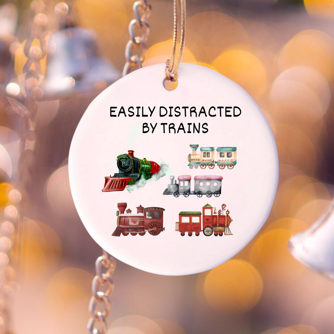 Funny Train Collector Gift Adults Conductor Ornament Gifts Men Women ...