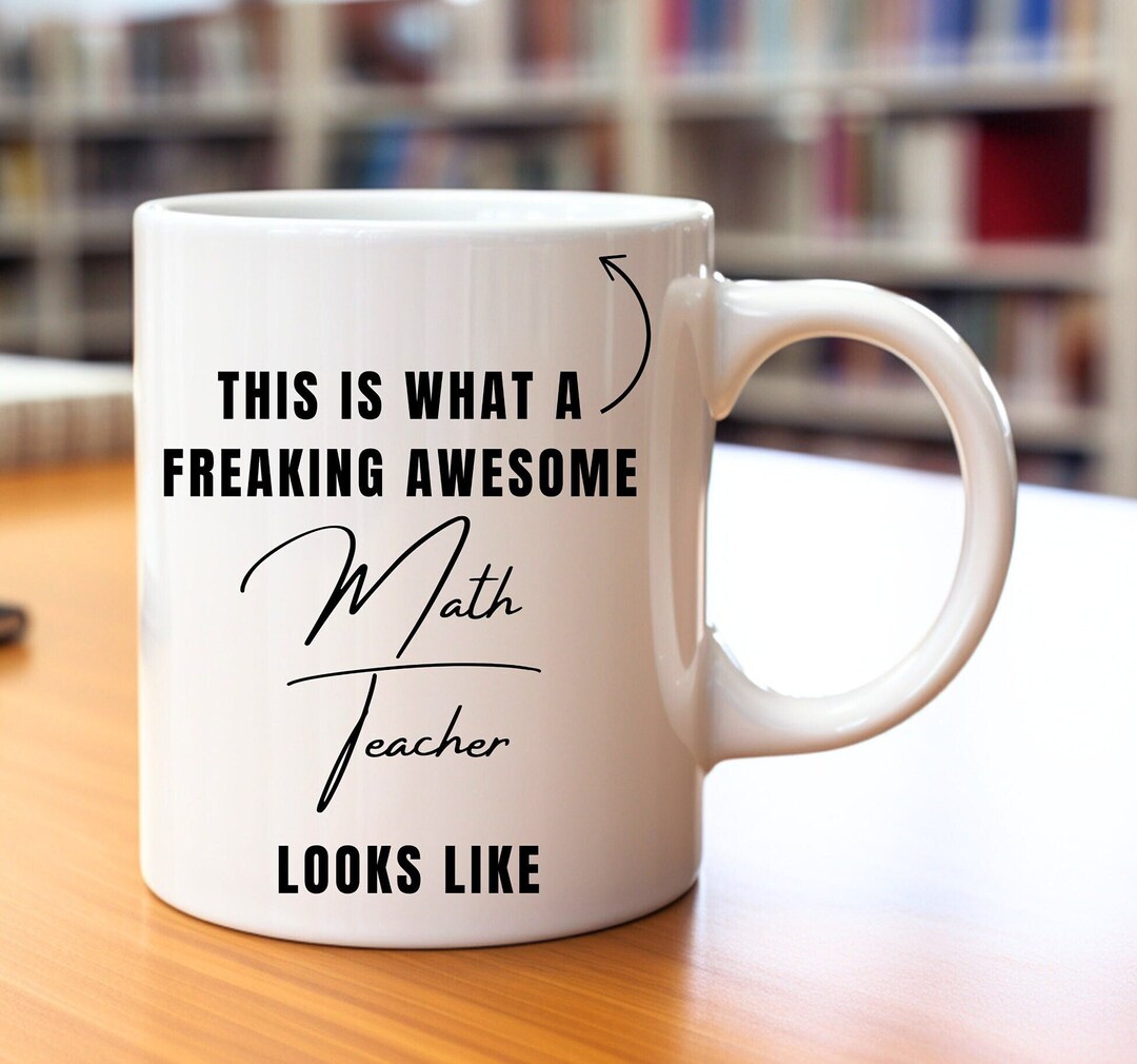 Math Teacher Gifts, Best Math Teacher Gift, Funny Math Mug, Math ...