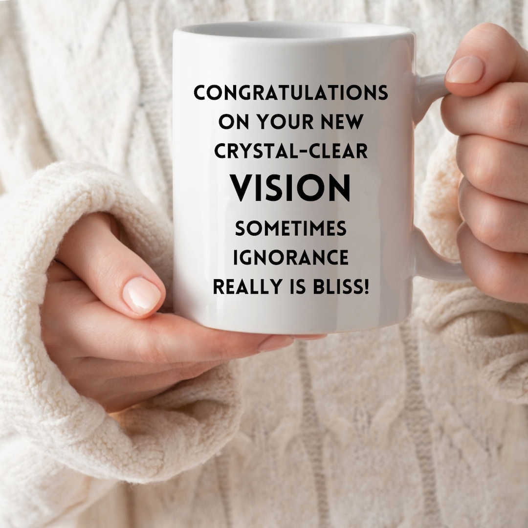 Cataract Surgery Gift Mug: Funny Get Well Soon Eye Operation Present - Etsy