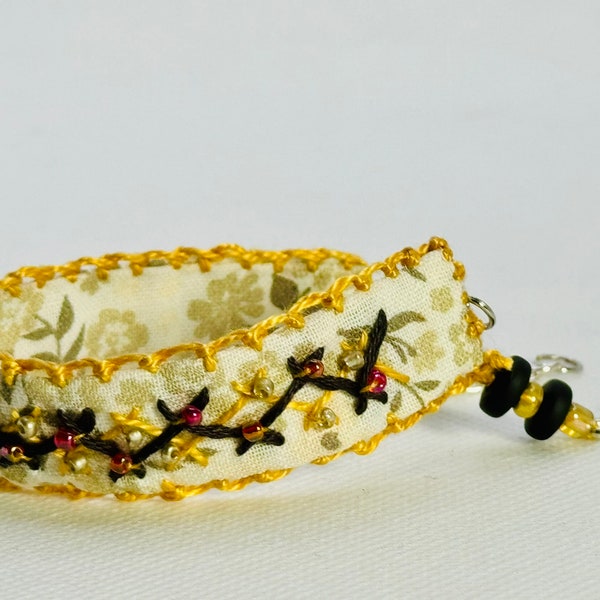 Fabric Bracelet - Etsy