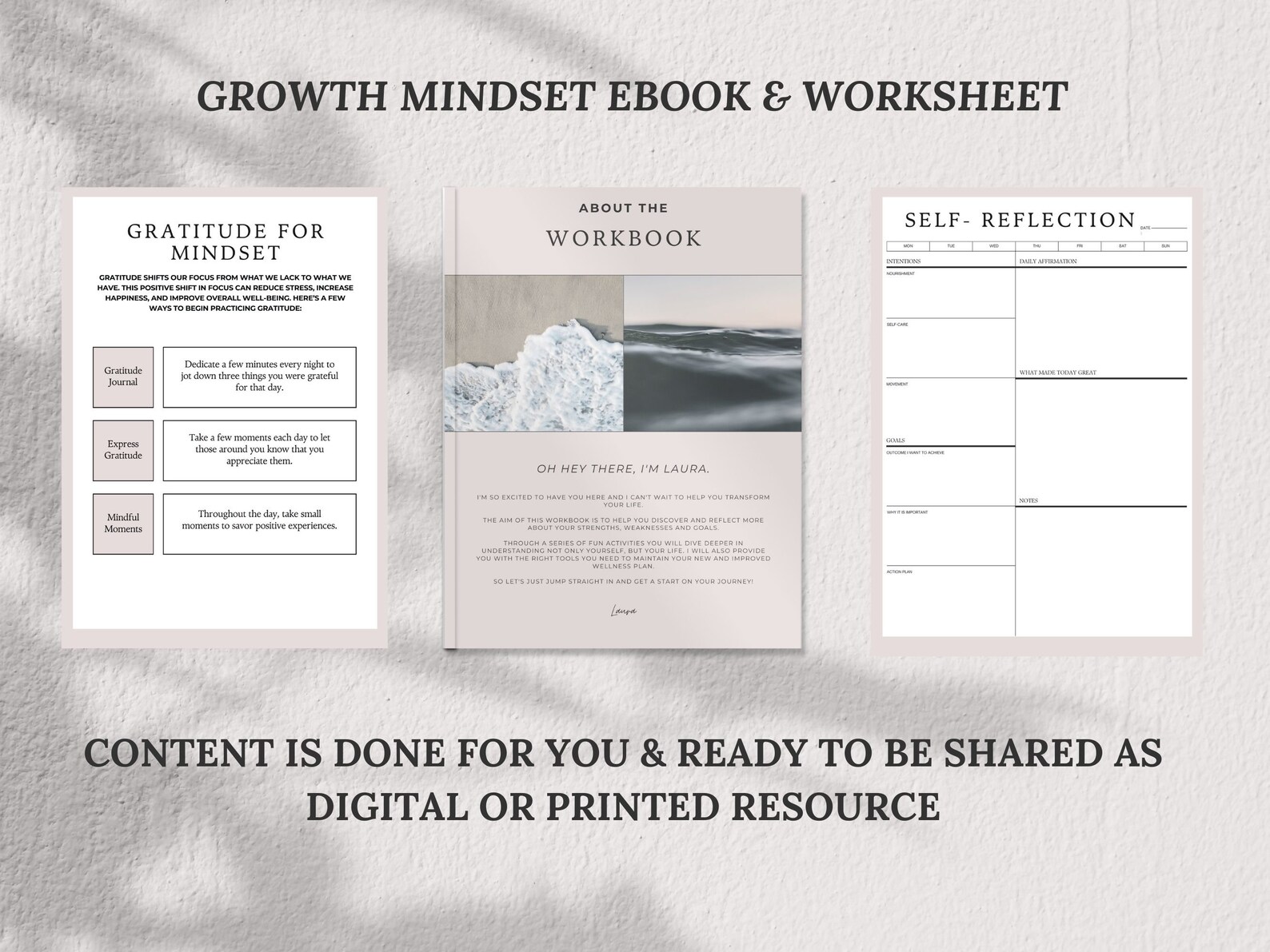 Life Coach Ebook, Growth Mindset Coaching Ebook, Therapist Template ...