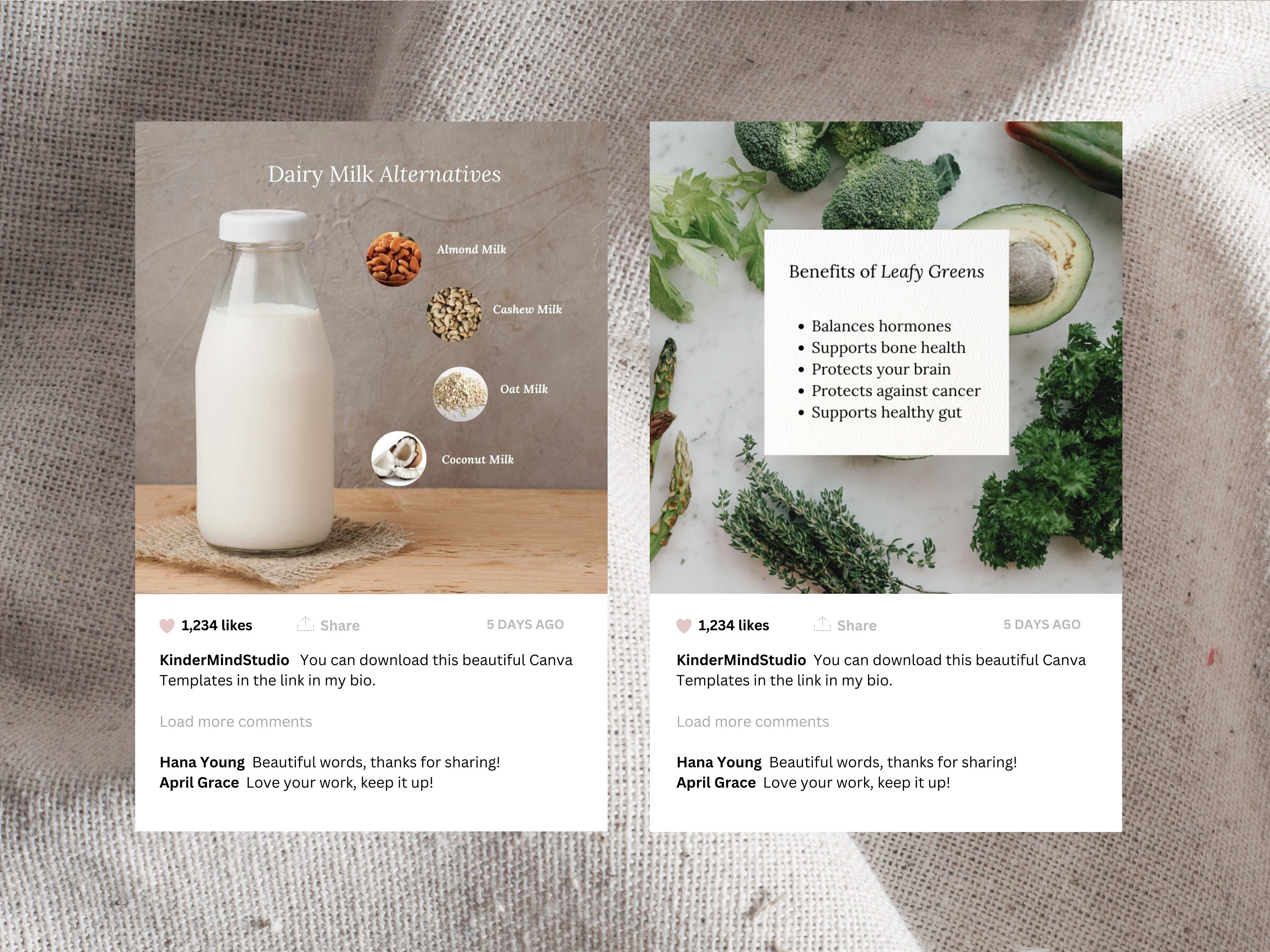 Nutrition Instagram Template, Naturopath Social Media, Nutrition Coach ...