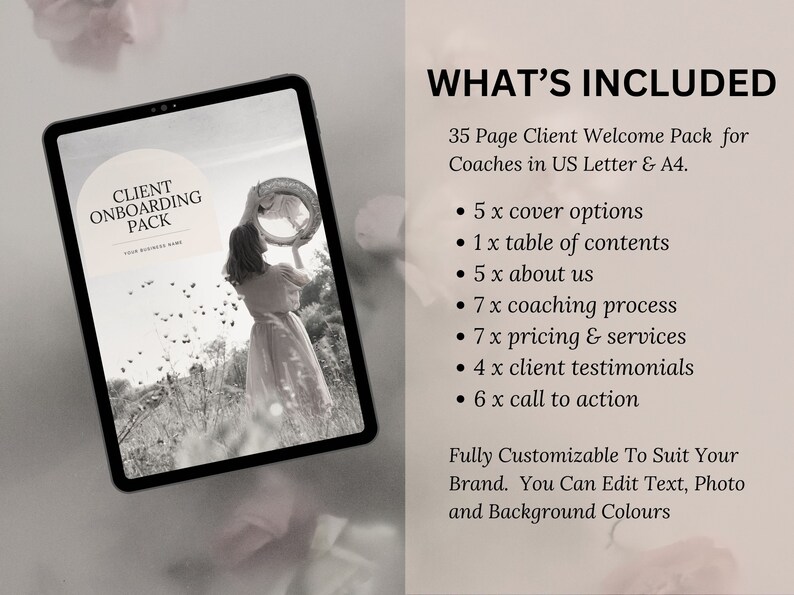 Client Welcome Template, Onboarding Template, Welcome Guide, Coaching ...