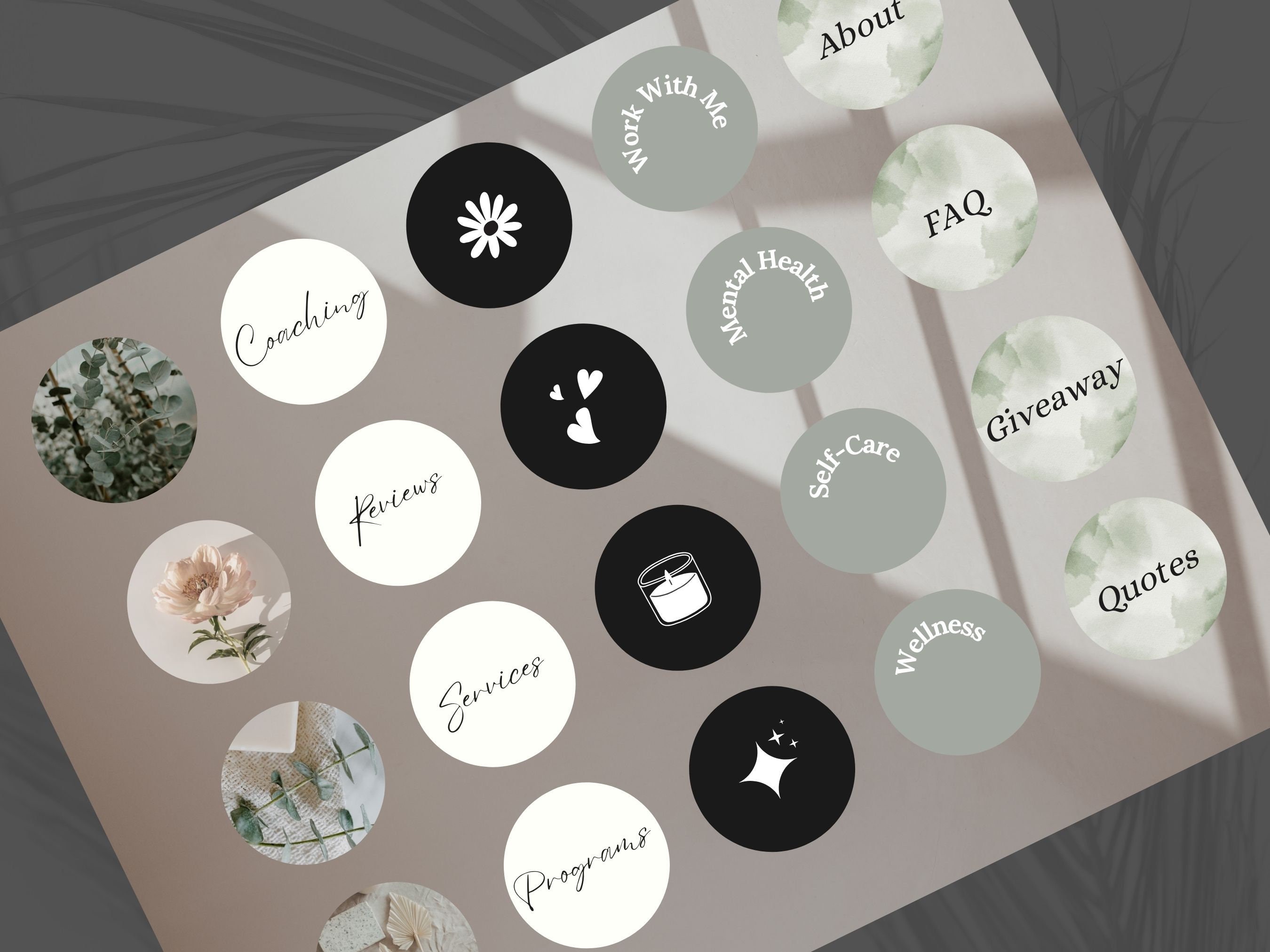 Mental Health Instagram Highlight Icon, Wellness Instagram Icon ...
