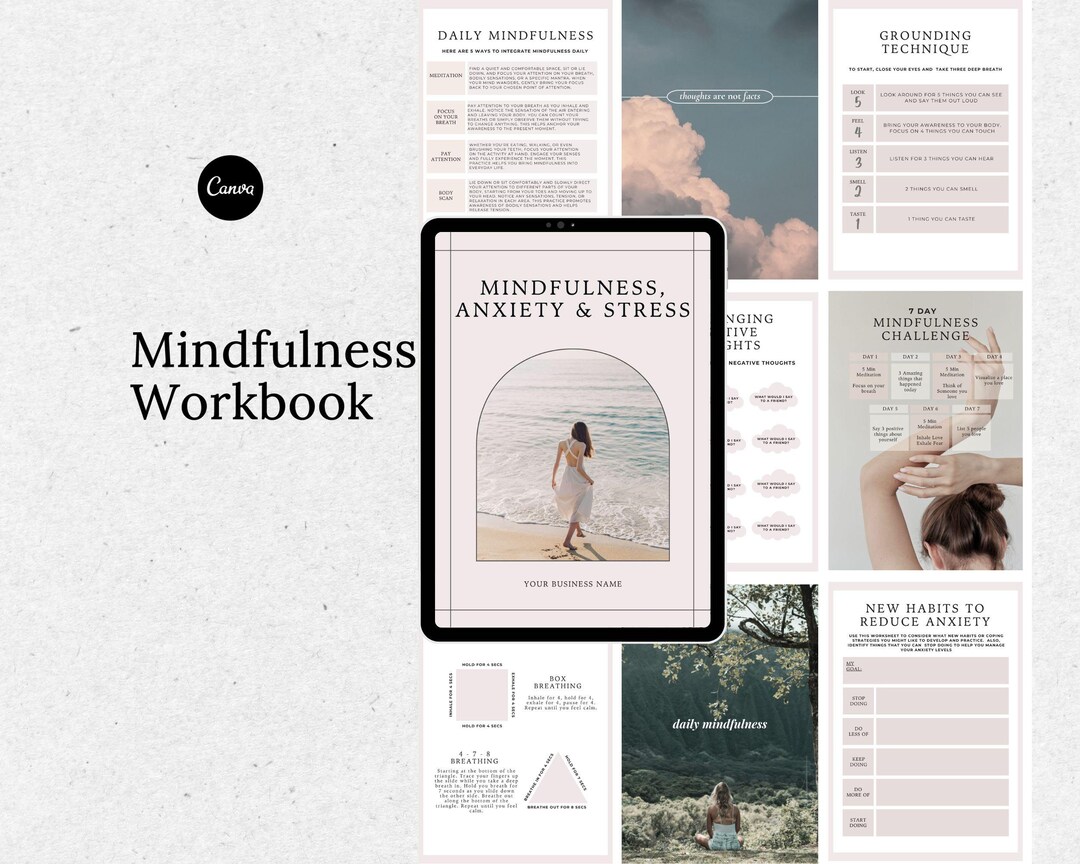 Mindfulness Ebook Template, Mental Health Template, Mindset Template ...