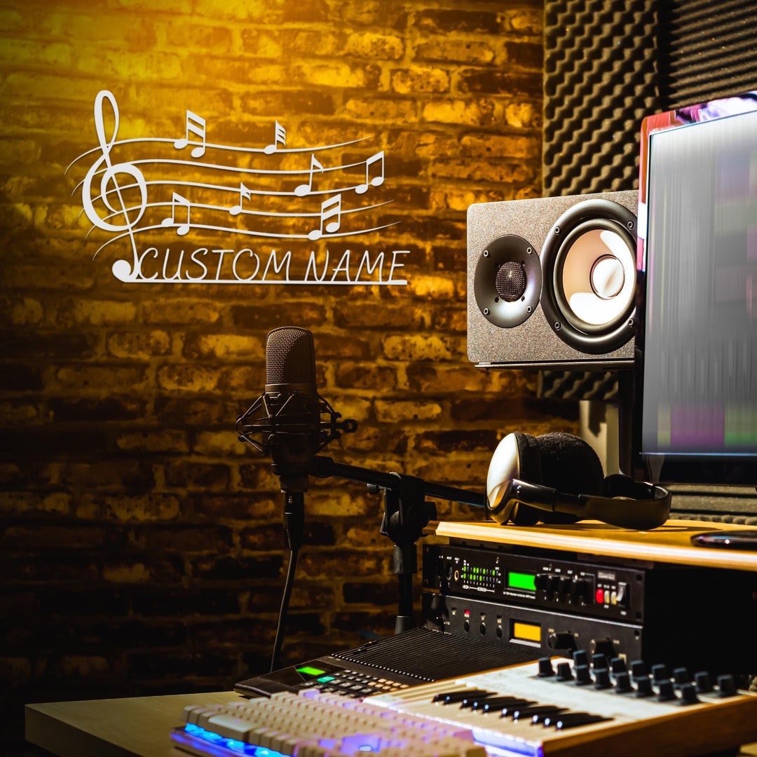 Musical Scale Custom Name Sign • Custom Name Music Sign • Music Sign ...