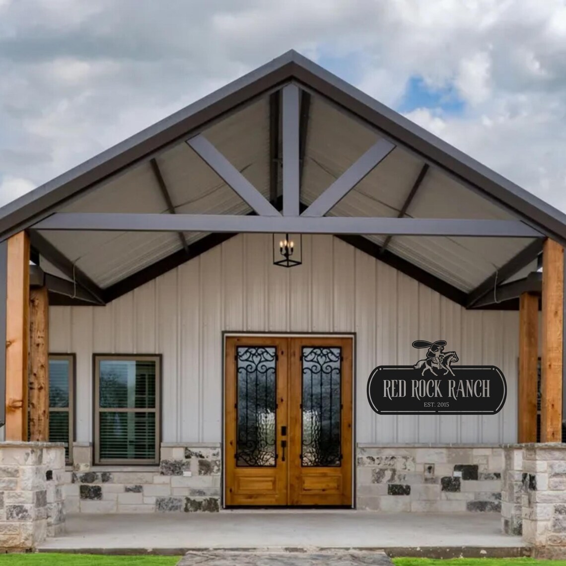 Custom Name Cowboy Gate Sign • Custom Name Farm Sign • Custom Name ...