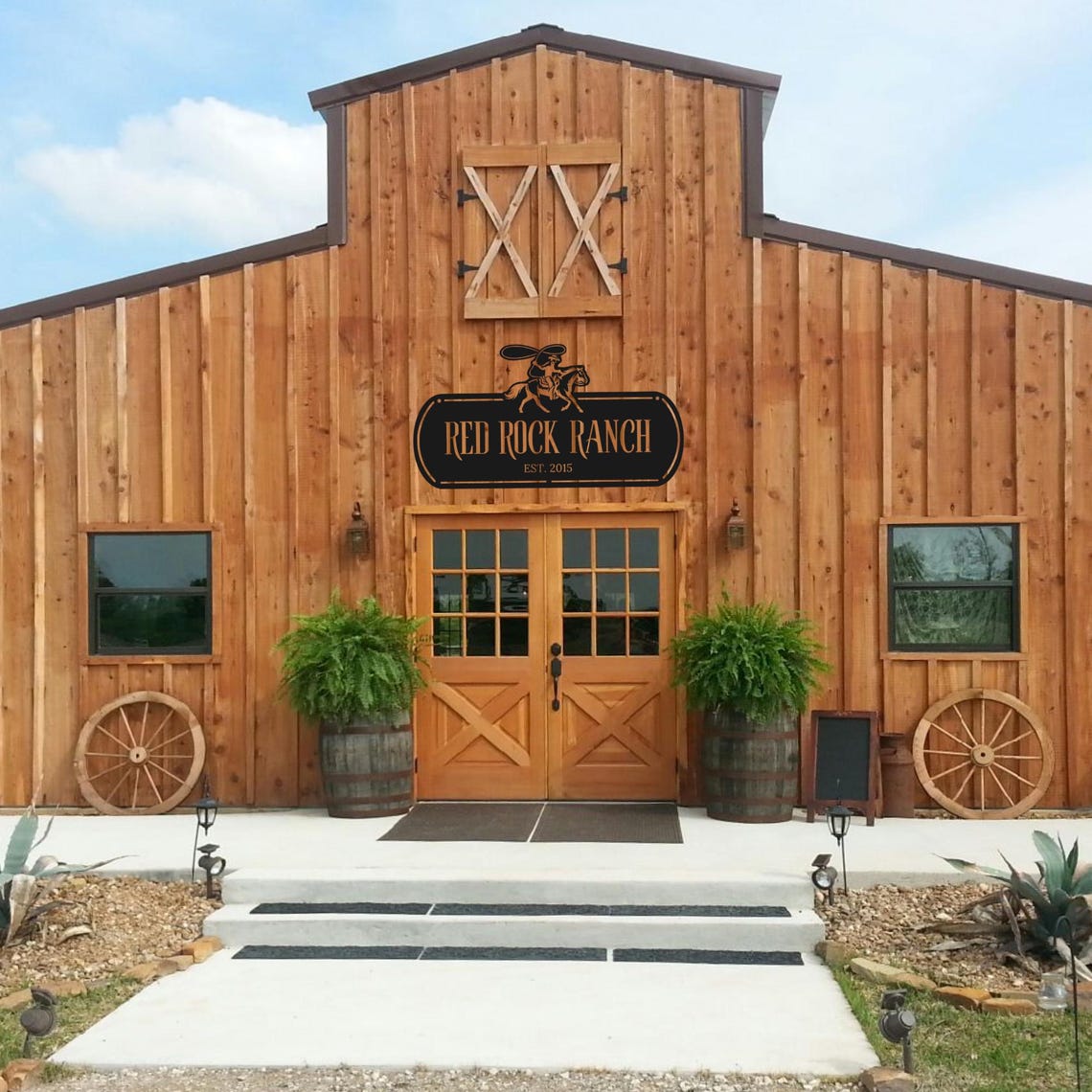 Custom Name Cowboy Gate Sign • Custom Name Farm Sign • Custom Name ...