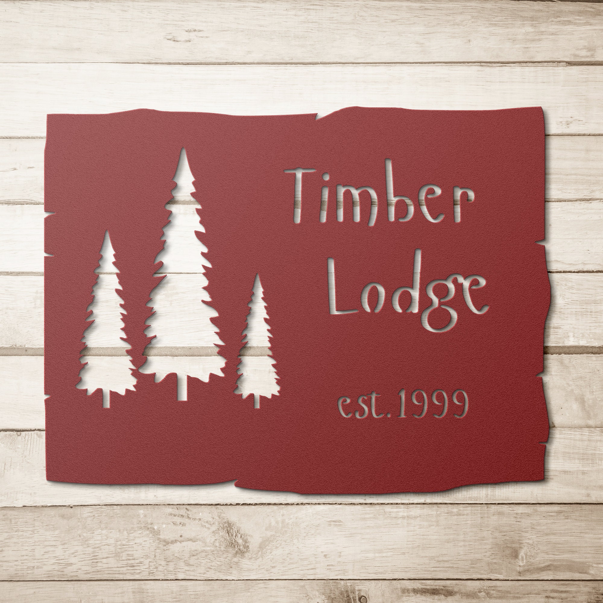 Custom Metal Cabin Sign • Custom Name Lodge Sign • Ranch Sign • Cottage ...