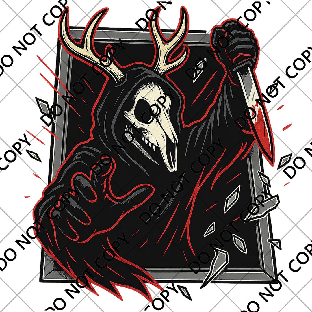 Cryptid Slasher PNG File | Layered Vector Clipart for DTF, DTG ...