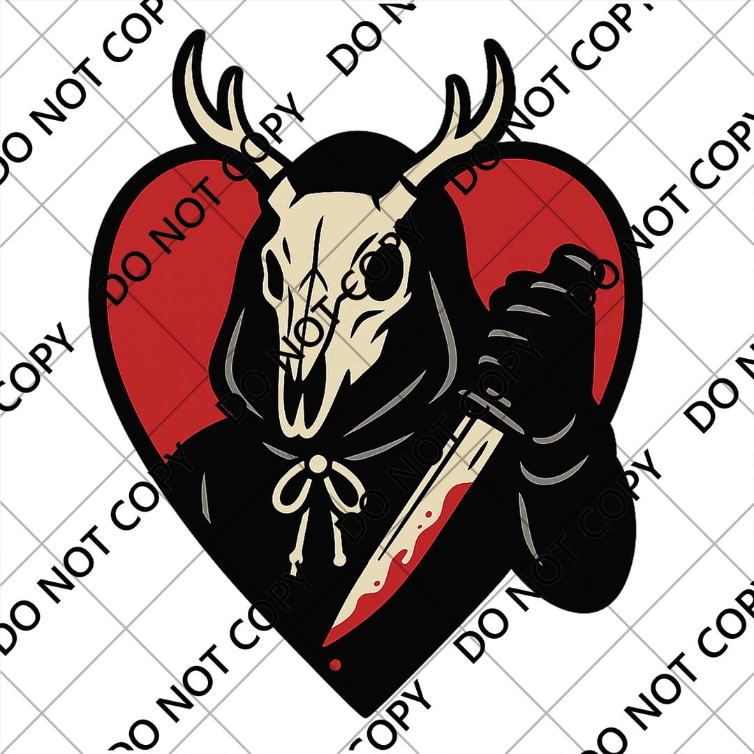 Cryptid Slasher PNG File | Layered Vector Clipart for DTF, DTG ...