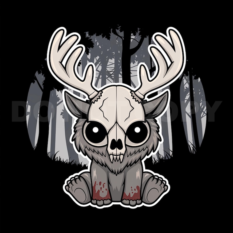 Cute Wendigo Art - Etsy